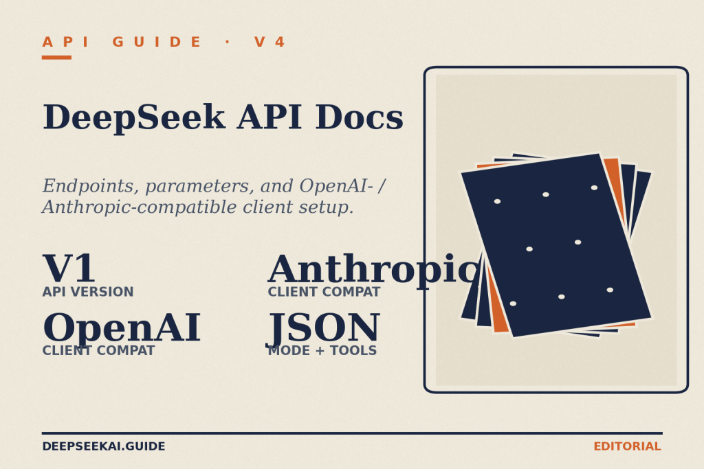DeepSeek API Documentation: V4 Reference Guide